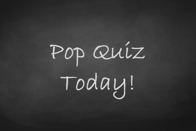 Pop Quiz