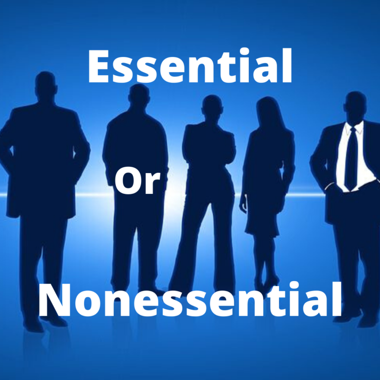 Essential Or Nonessential Essential Or Nonessential